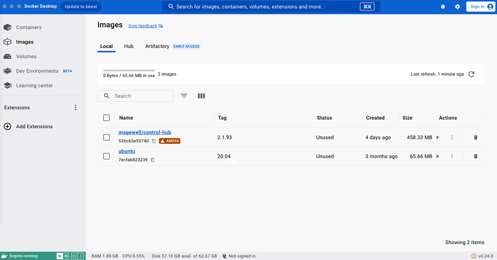 教程3：快速部署Control Hub（Mac） - Control Hub 用户手册